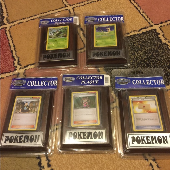 Pokemon | Other | Collectors Plaque Pokmon Cards | Poshmark